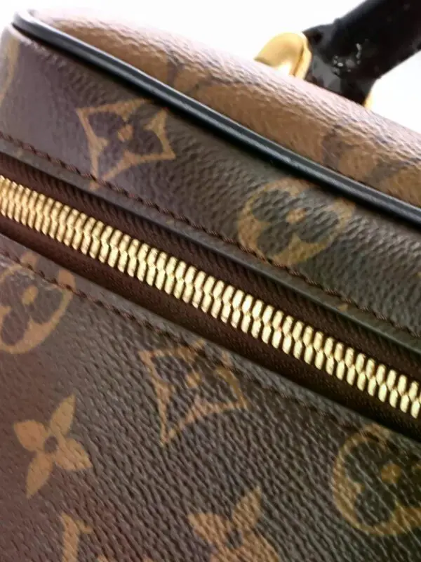LOUIS VUITTON Vanity Handbag Reverse Monogram Canvas Pm Satchel