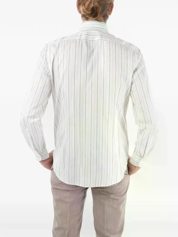 Corneliani Striped Cotton Shirt