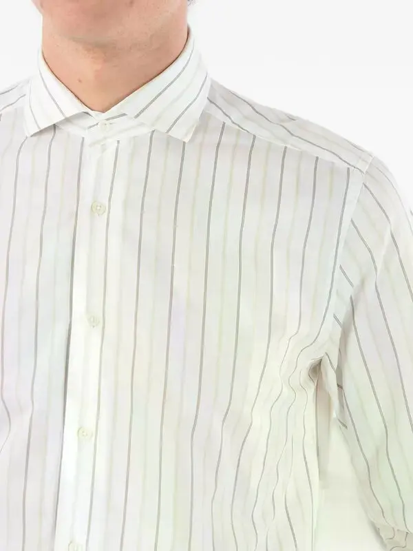Corneliani Striped Cotton Shirt