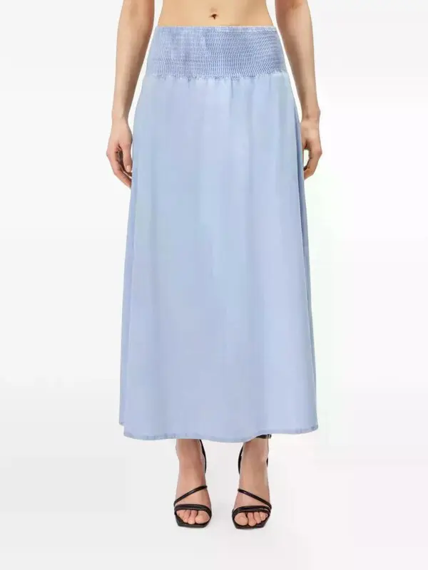 DRYKORN Shirred Waist Maxi Skirt