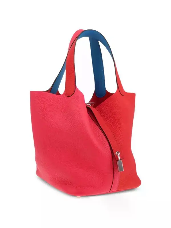 Hermès 2022 Picotin Casaque Tote Bag - Red