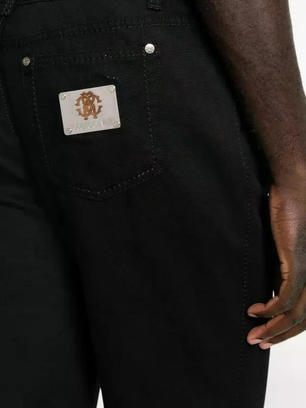 Just Cavalli 1990s Logo-patch Trousers