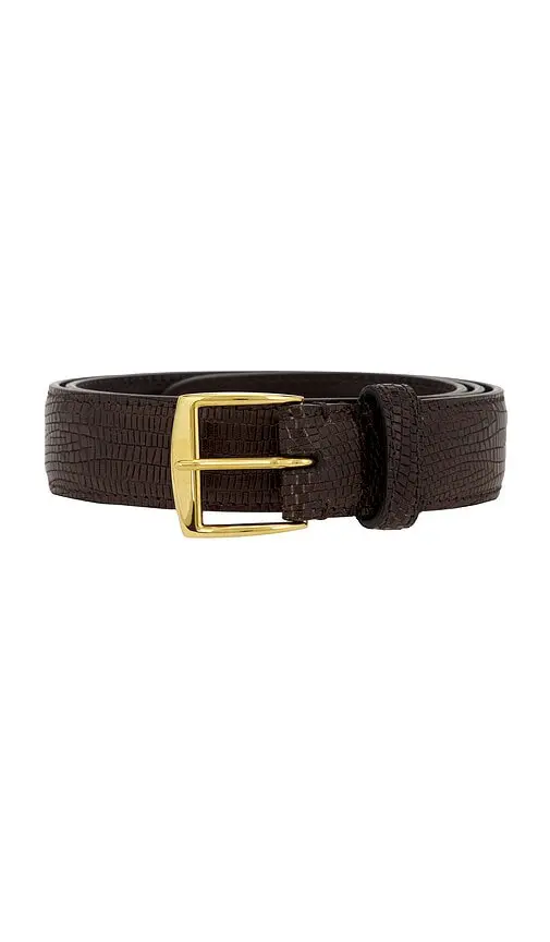 NILI LOTAN Sloane Embossed Lizard Belt