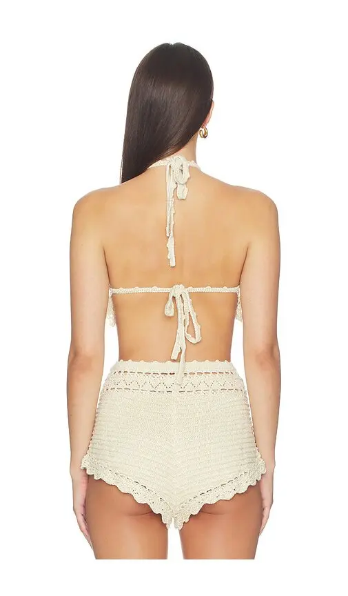 Retrofete Isaure Crochet Top - Ivory