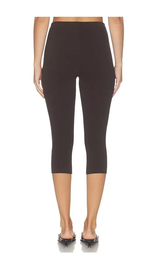 SEROYA Petra Knit Capri Pant - Brown