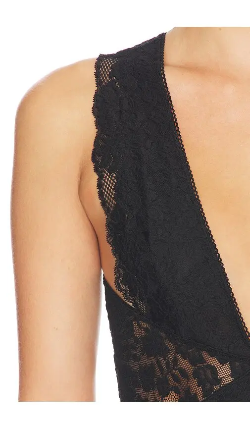 HAELO Lace Mini Dress With Back Cut-out Detail