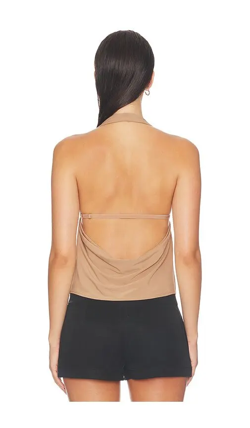 HAELO Cowl Halter Top