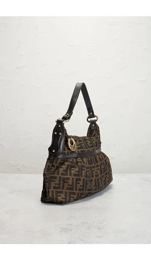 FWRD RENEW Fendi Zucca Chef Shoulder Bag