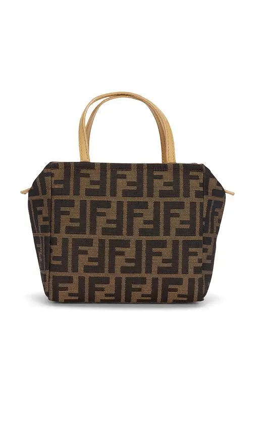 FWRD RENEW Fendi Zucca Canvas Tote Bag