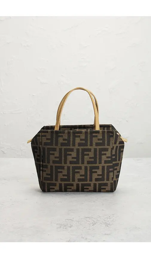 FWRD RENEW Fendi Zucca Canvas Tote Bag