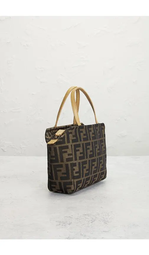 FWRD RENEW Fendi Zucca Canvas Tote Bag