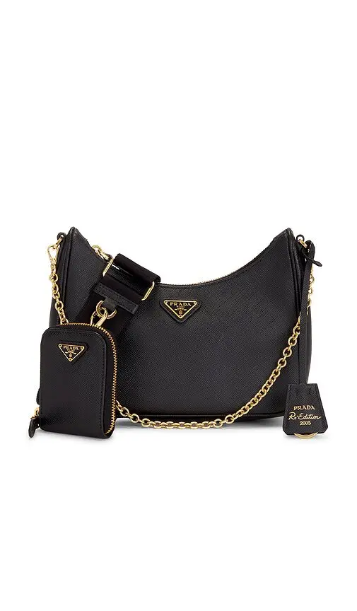FWRD RENEW Prada Saffiano Re-edition 2005 Shoulder Bag