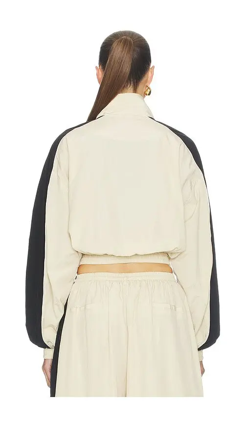 Ronny Kobo Brenton Cropped Jacket - Beige