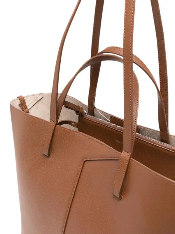 Emporio Armani Medium Leather Tote Bag