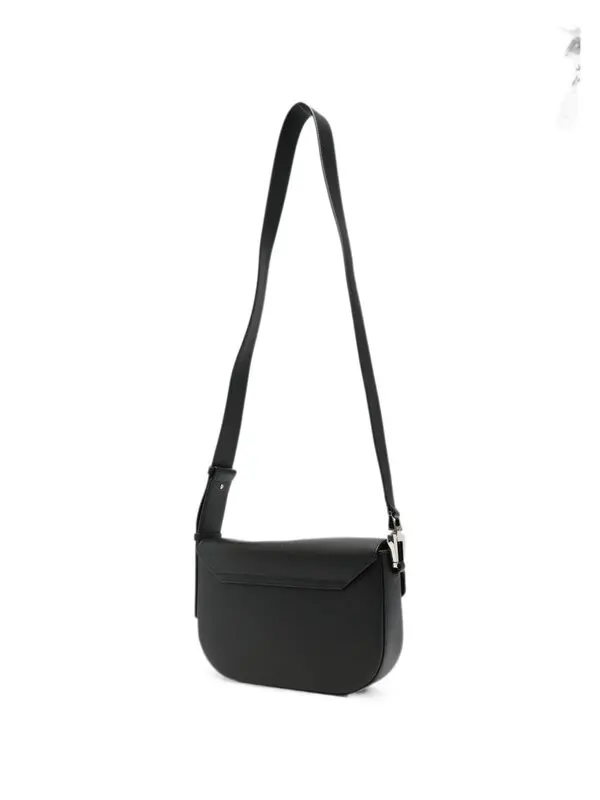 Emporio Armani Leather Crossbody Bag - Black