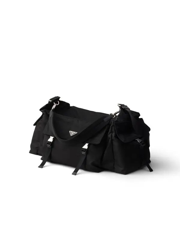 Prada Explore Re-nylon And Leather Duffel Bag
