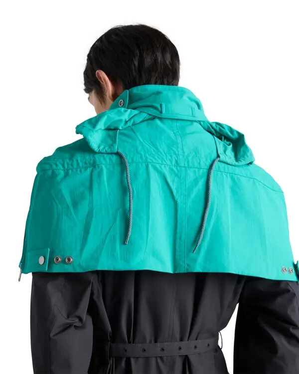 Prada Technical Fabric Capelet