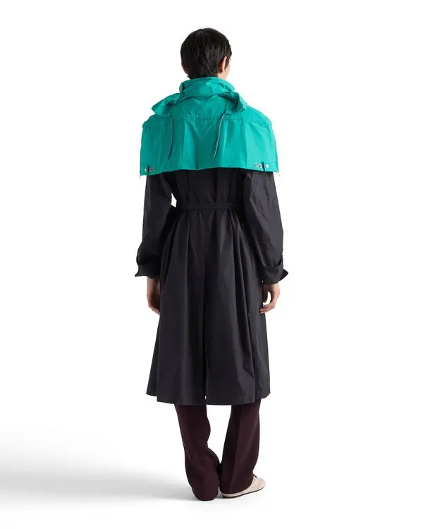 Prada Technical Fabric Capelet