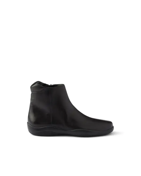 Prada Toblach Nappa Leather Booties