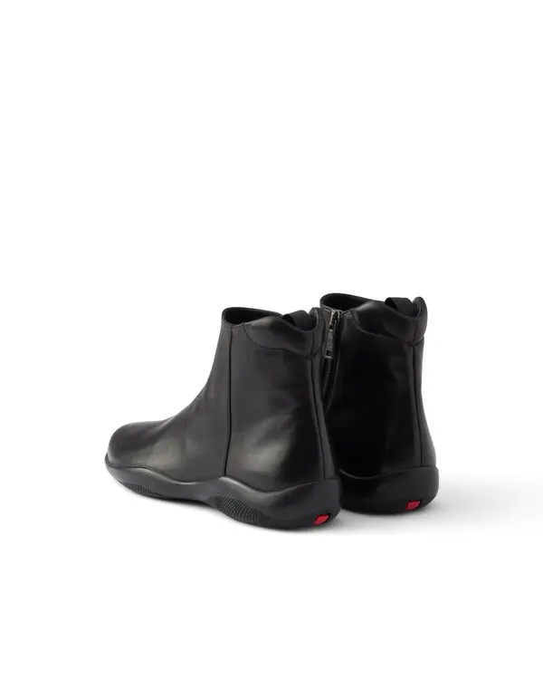 Prada Toblach Nappa Leather Booties