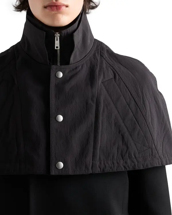 Prada Technical Fabric Capelet