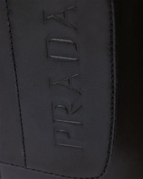 Prada Nappa Leather Knee High Boots