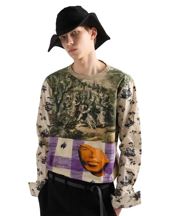 Prada Printed Cotton Shirt