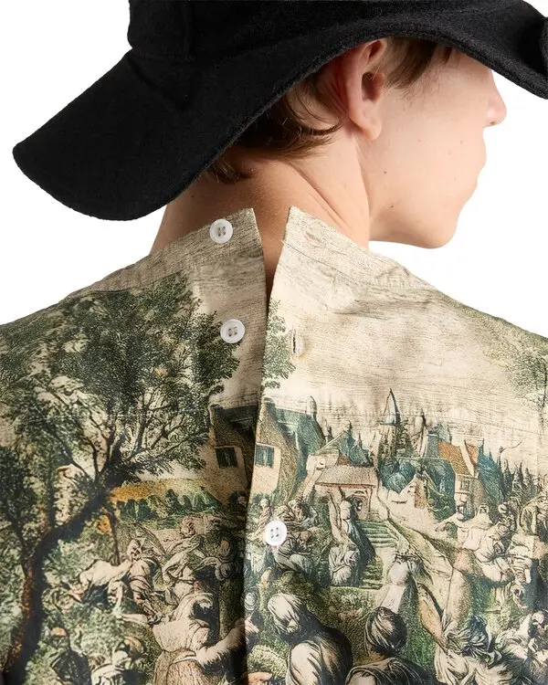 Prada Printed Cotton Shirt