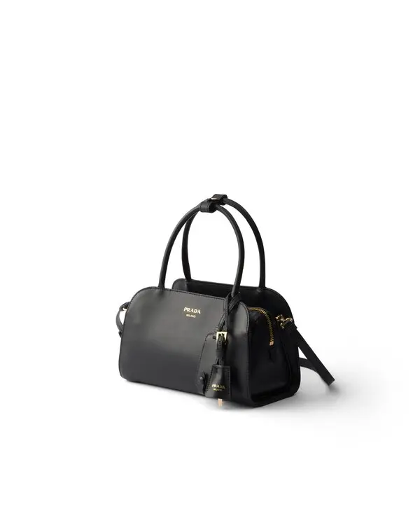 Prada Coffret Medium Leather Handbag