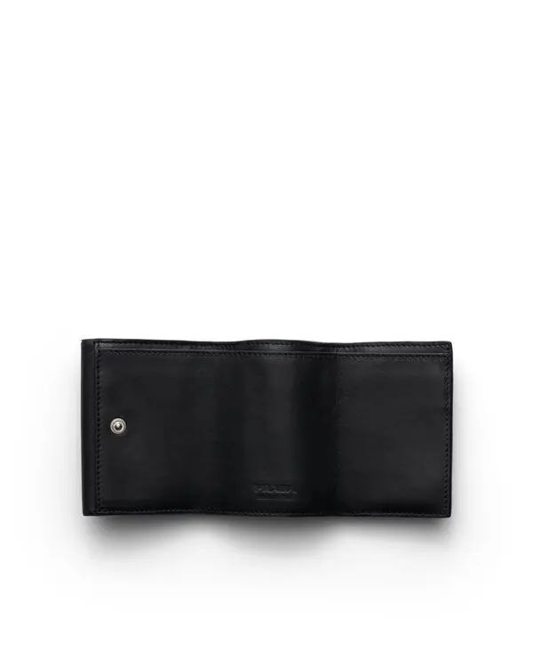 Prada Small Antiqued Leather Wallet
