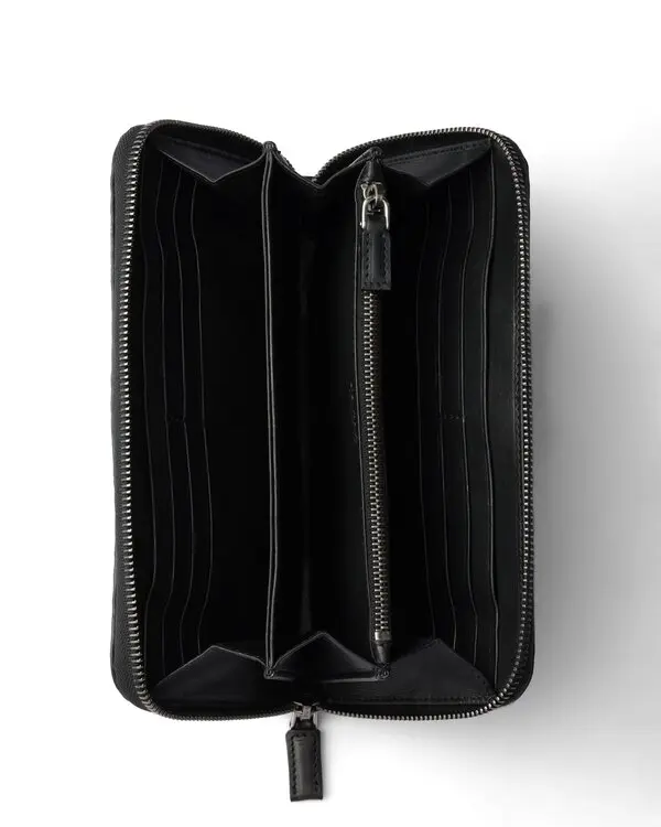Prada Antiqued Leather Wallet