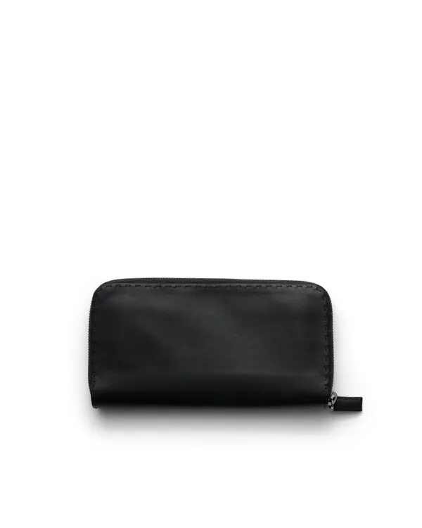 Prada Antiqued Leather Wallet