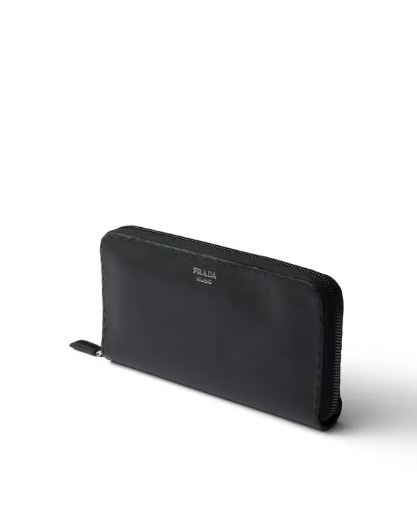Prada Antiqued Leather Wallet