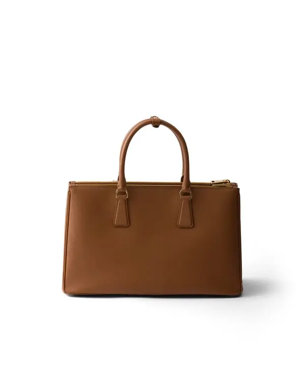 Prada Galleria Saffiano Leather Bag - Cognac