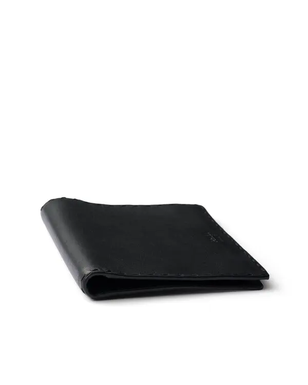 Prada Antiqued Leather Wallet
