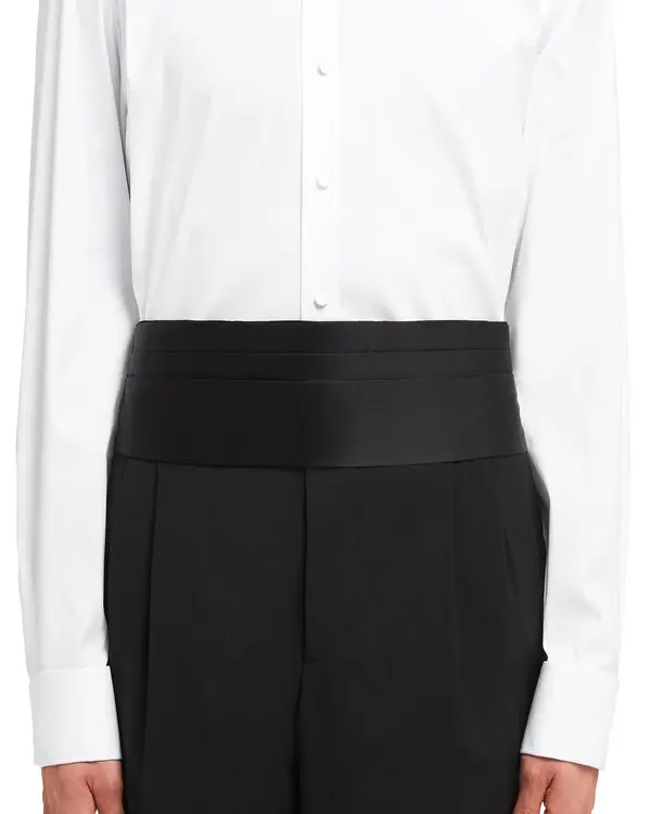 Prada Satin Tuxedo Cummerbund