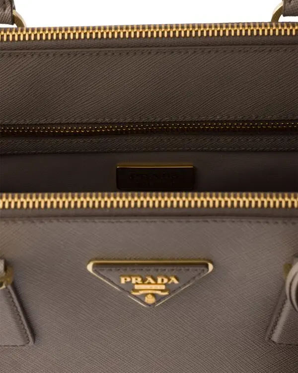 Prada Galleria Large Saffiano Leather Bag - Clay Grey