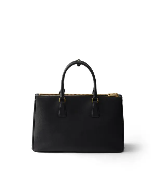 Prada Galleria Large Saffiano Leather Bag - Black