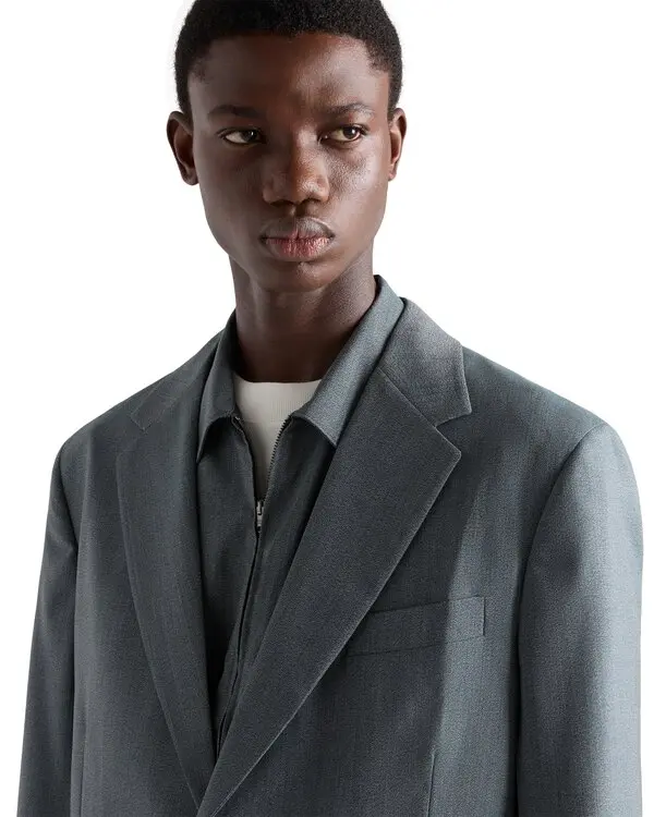 Prada Single-breasted Wool Jacket