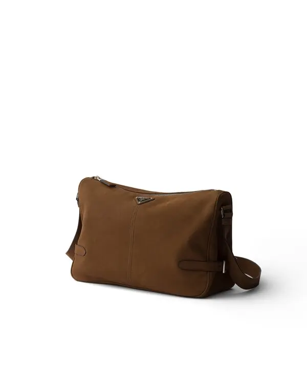 Prada Nubuck Leather Shoulder Bag