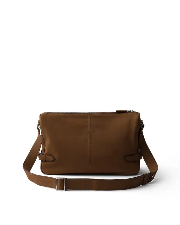 Prada Nubuck Leather Shoulder Bag