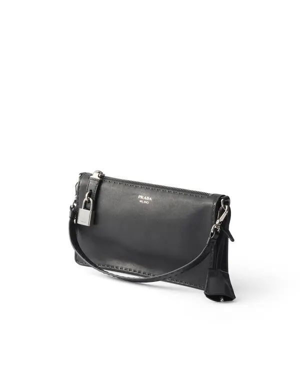 Prada Antiqued Leather Pouch
