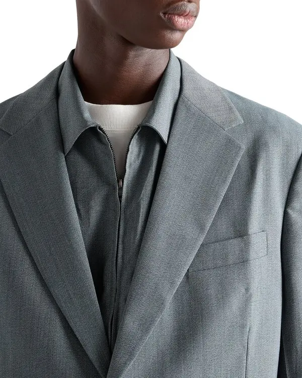 Prada Wool Zipper Shirt