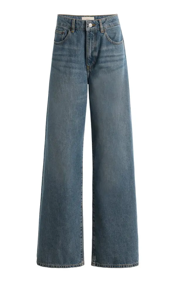 JEANERICA Belem Mid-rise Wide-leg Jeans - Medium Wash