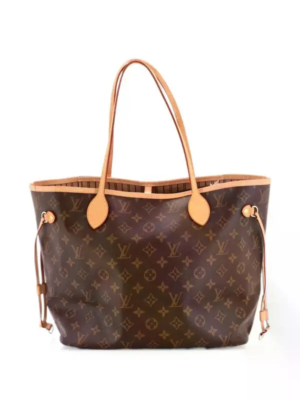 LOUIS VUITTON Monogram Canvas Mm Tote Bag - Brown