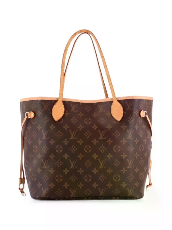 LOUIS VUITTON Monogram Canvas Mm Tote Bag - Brown