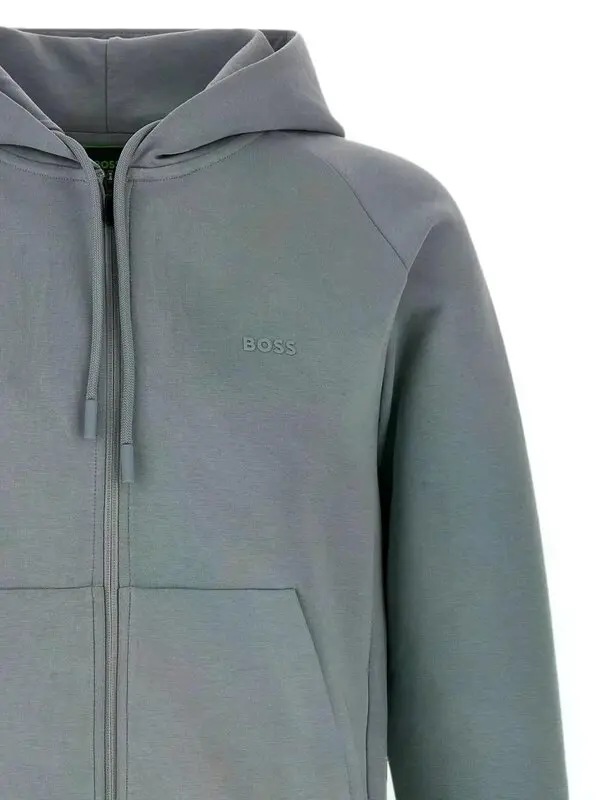 BOSS Zip-up Raglan-sleeve Hoodie