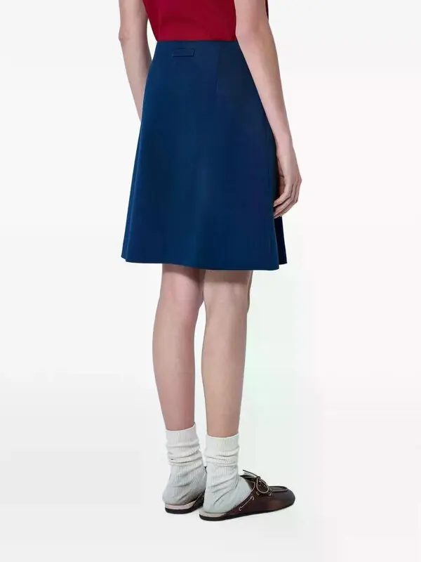 Miu Miu Technical Jersey Skirt