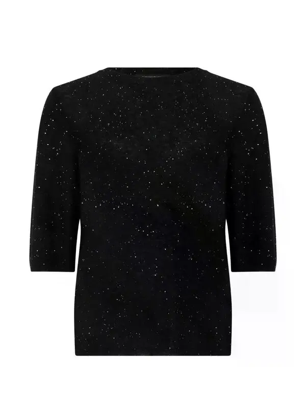 Fabiana Filippi Sequin Embellished Fine Knit Sweater