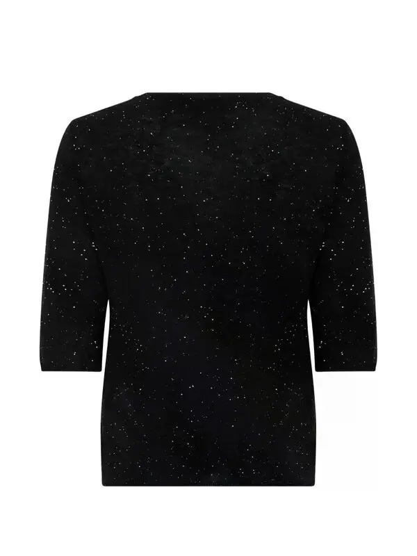 Fabiana Filippi Sequin Embellished Fine Knit Sweater